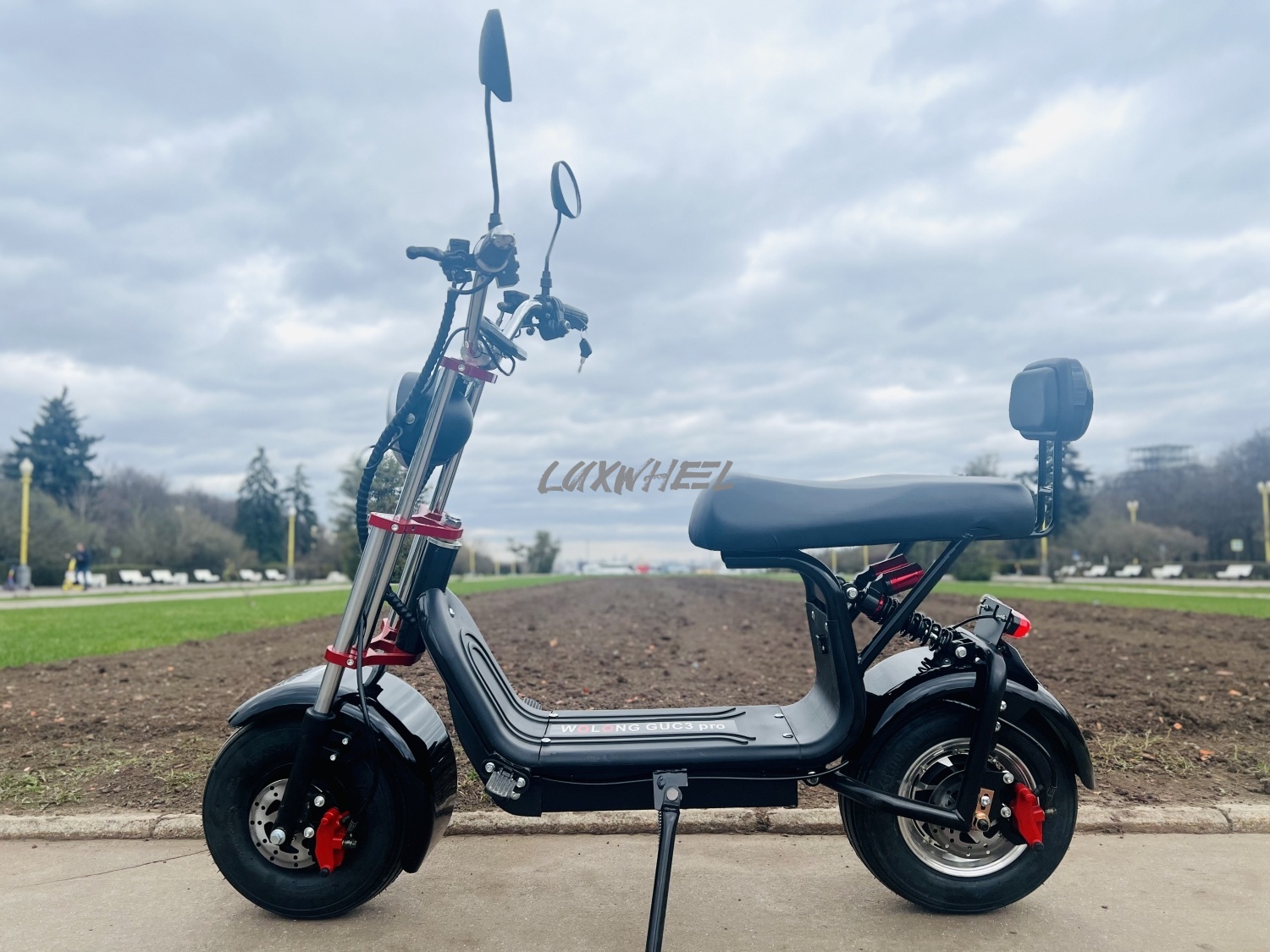Электроскутер Wolong C3 pro :: Wolong :: Электроскутеры